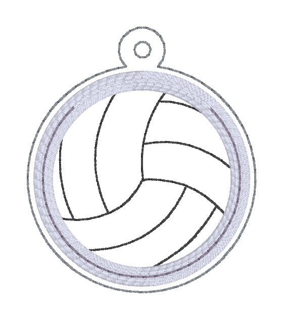 Volleyball applique shaker snap tab and eyelet fob machine embroidery ... Volleyball applique shaker snap tab and eyelet fob machine embroidery ...