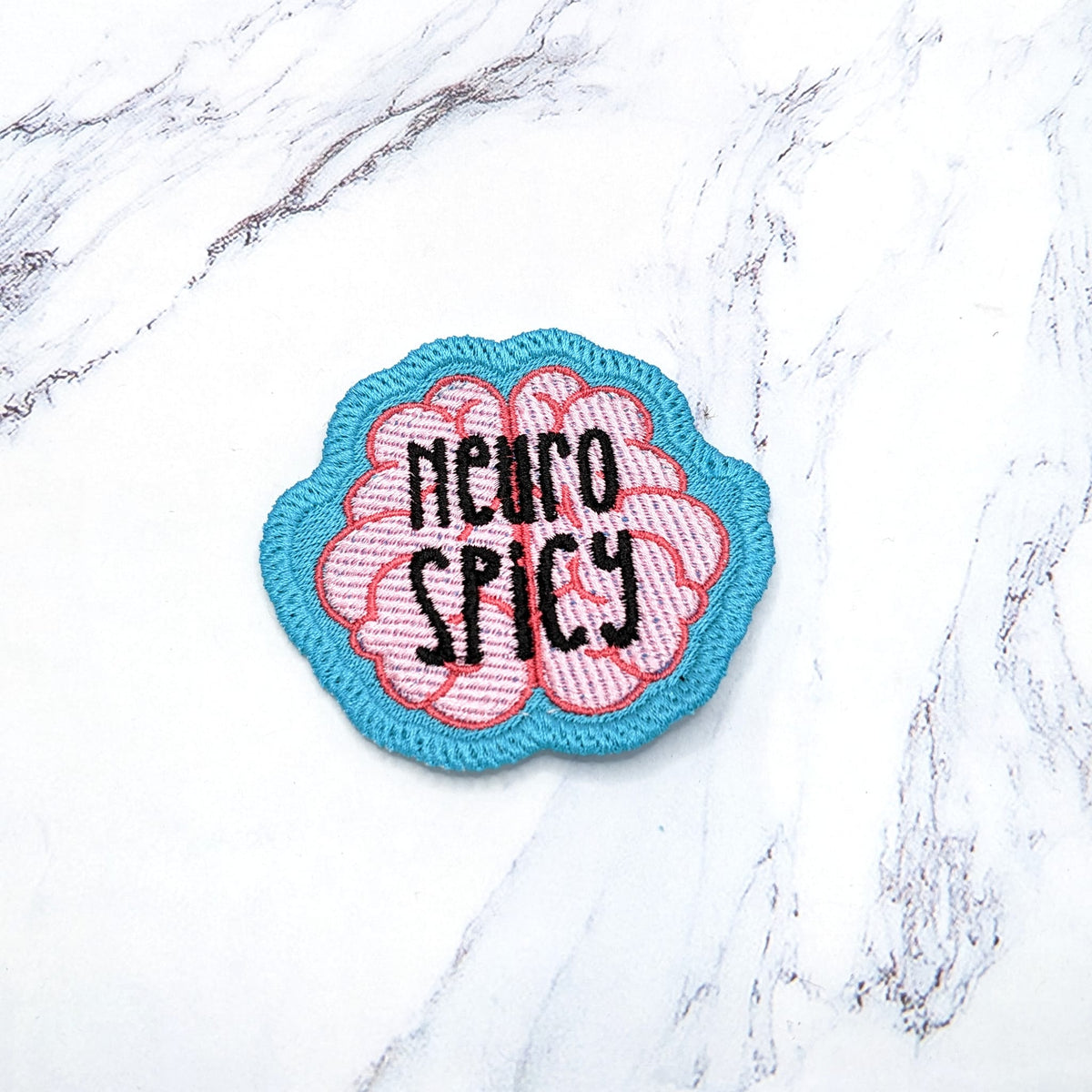 Neuro-Spicy patch machine embroidery design (2 sizes included) DIGITAL ...