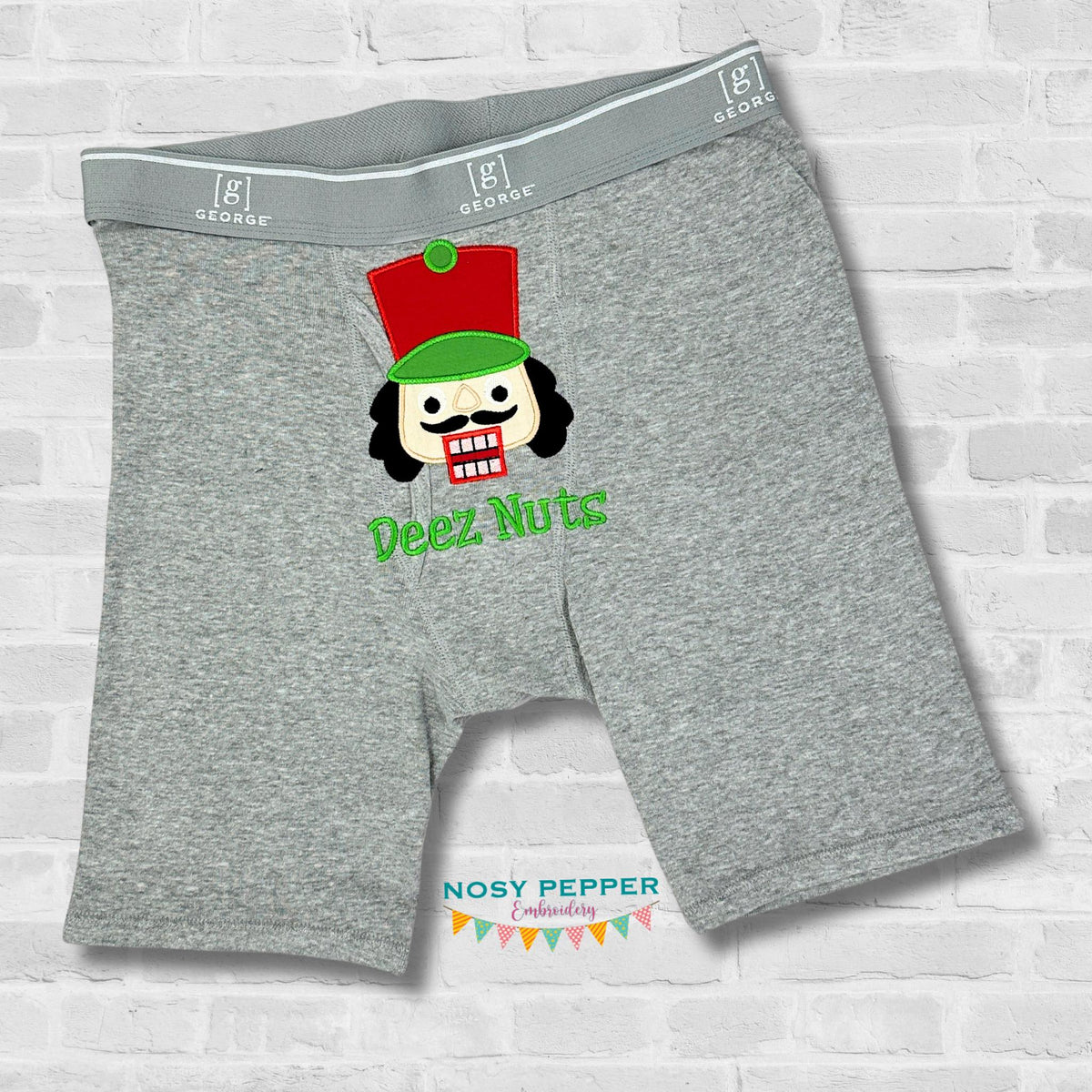 Deez Nuts applique machine embroidery design (4 sizes included) DIGITA ...