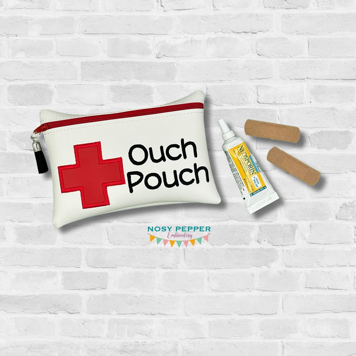 Ouch Pouch applique ITH Bag embroidery design June 25 Mystery Bundle ...