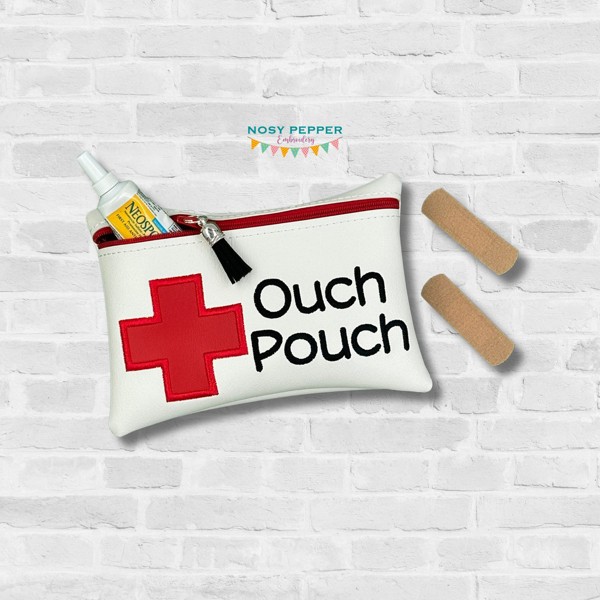 Ouch Pouch applique ITH Bag embroidery design June 25 Mystery Bundle ...