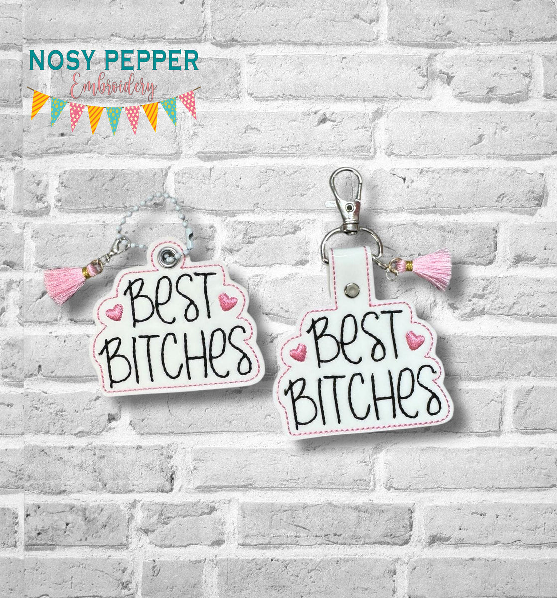 Best B*tches snap tab and eyelet fob FEB 24 Mature Mystery Bundle (sin ...