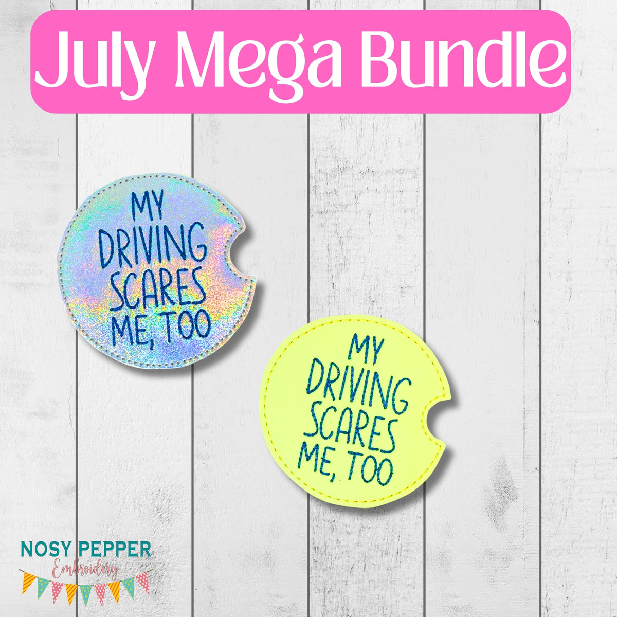 My Driving Car coaster (2 sizes included) July 2024 Patreon Bundle mac ...