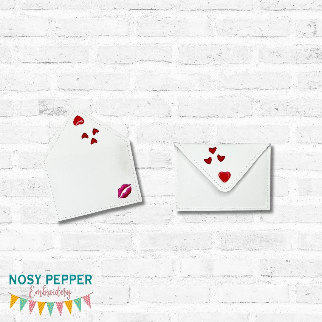 Envelope Card Case machine embroidery design DIGITAL DOWNLOAD – Nosy ...