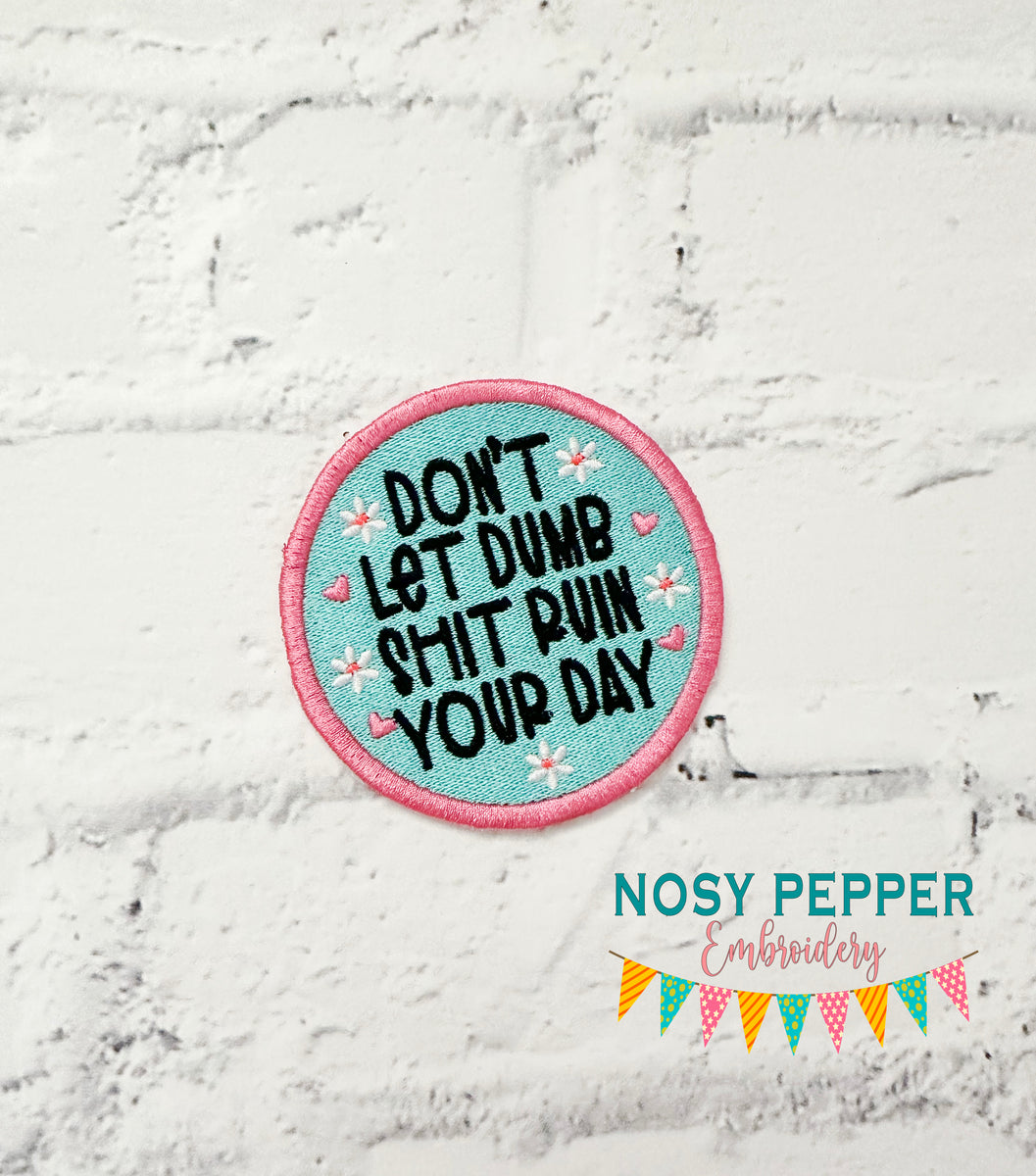 Don't Let Dumb Sh!t patch June '25 Mystery Bundle (2 sizes included) m ...