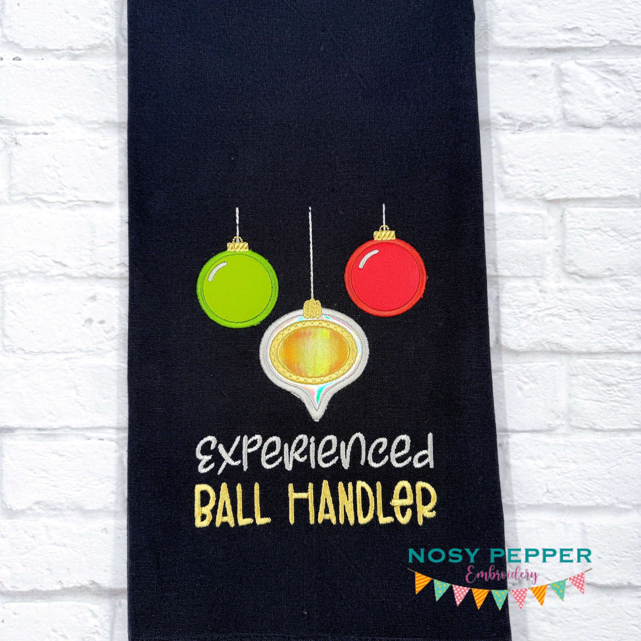 Experienced Ball Handler applique machine embroidery design (4 sizes i ...