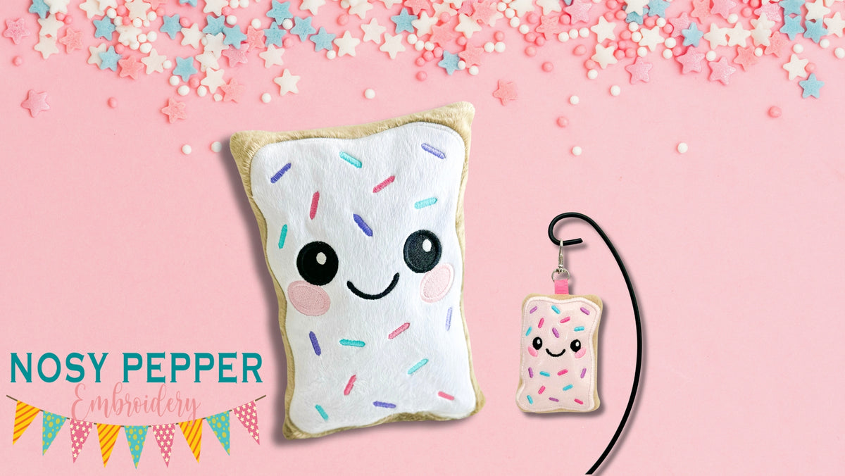 Toaster Tart squishy stuffie (5 sizes and mini design included) machin ...