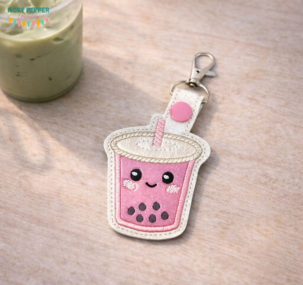 Boba Applique Snap Tab (single & multi files included) machine embroid ...