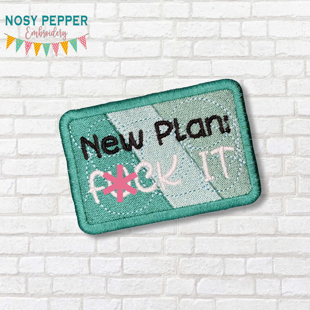 New Plan patch 2025 Mystery Patch Bundle (2 sizes included) machine em ...