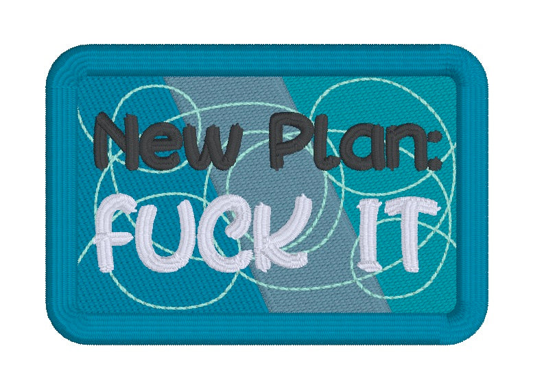 New Plan patch 2025 Mystery Patch Bundle (2 sizes included) machine em ...