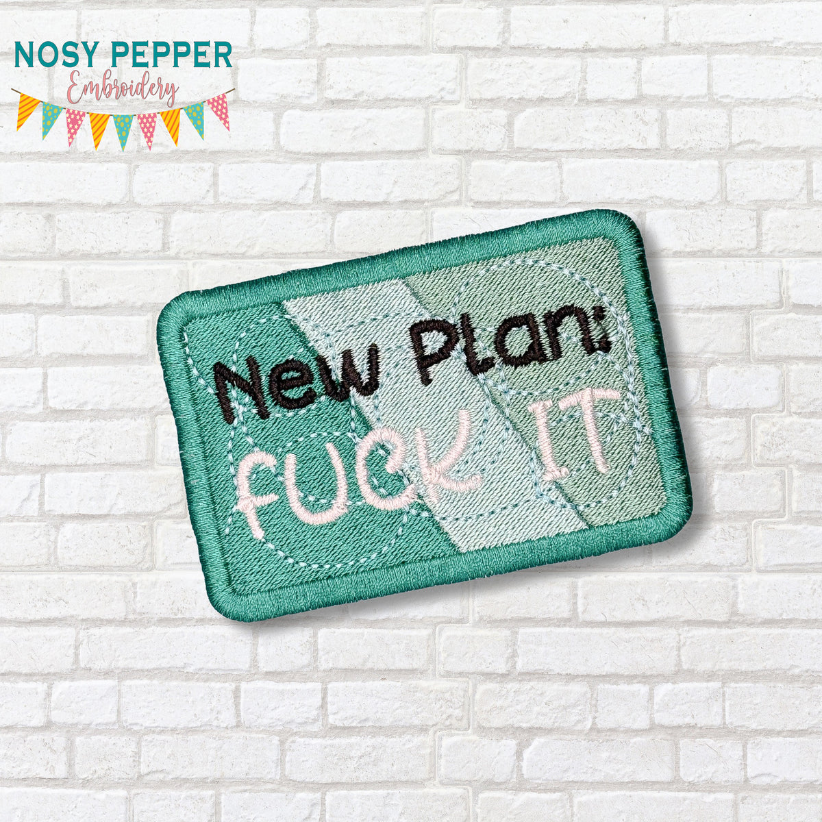 New Plan patch 2025 Mystery Patch Bundle (2 sizes included) machine em ...