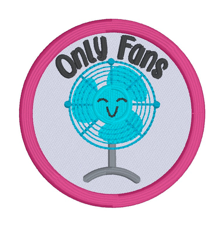 Only Fans patch (2 sizes included) machine embroidery design DIGITAL D ...