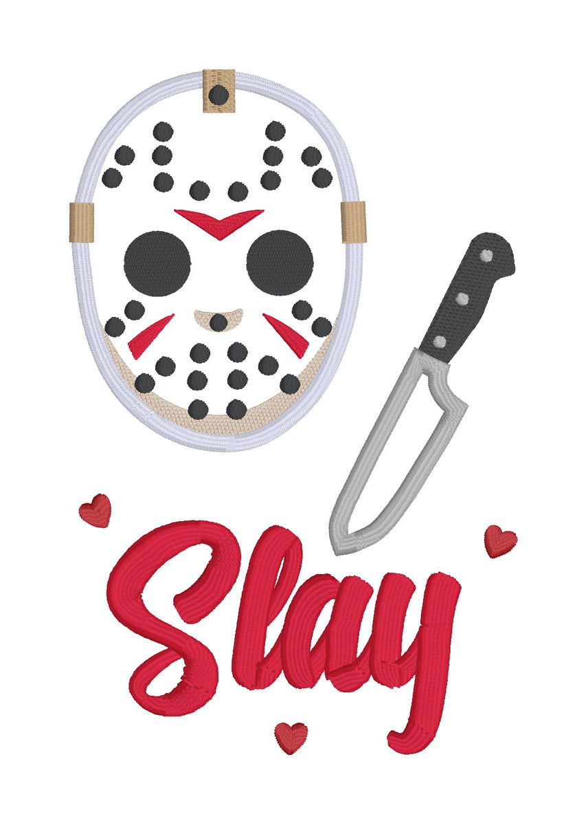 Slay applique machine embroidery design (4 sizes included) DIGITAL DOW ...