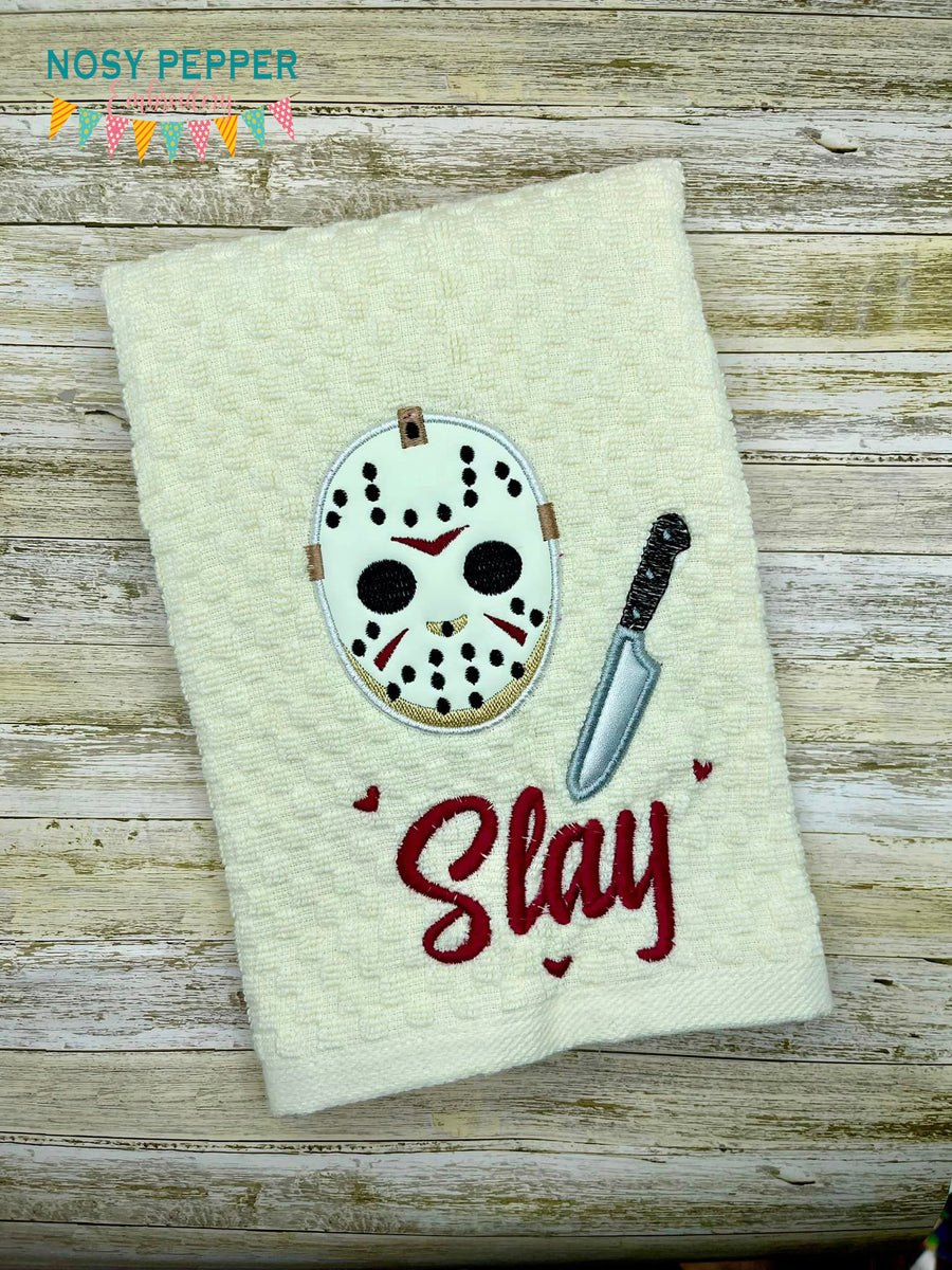 Slay applique machine embroidery design (4 sizes included) DIGITAL DOW ...