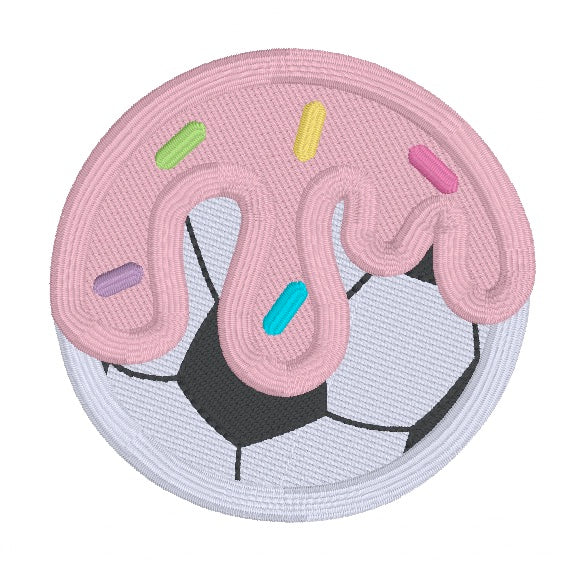 Soccer Drip patch UPDATED (2 sizes included) machine embroidery design ...