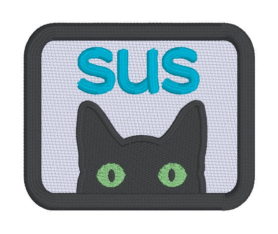 Sus patch (2 sizes included) machine embroidery design DIGITAL DOWNLOA ...