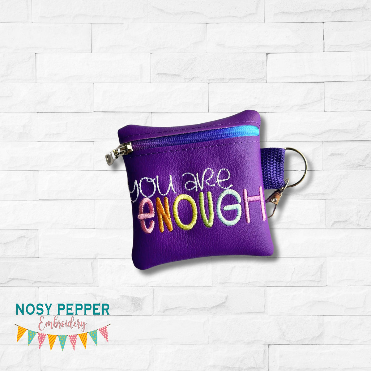 You Are Enough bundle (notebook cover w 2 sizes and ITH bag with 5 siz ...