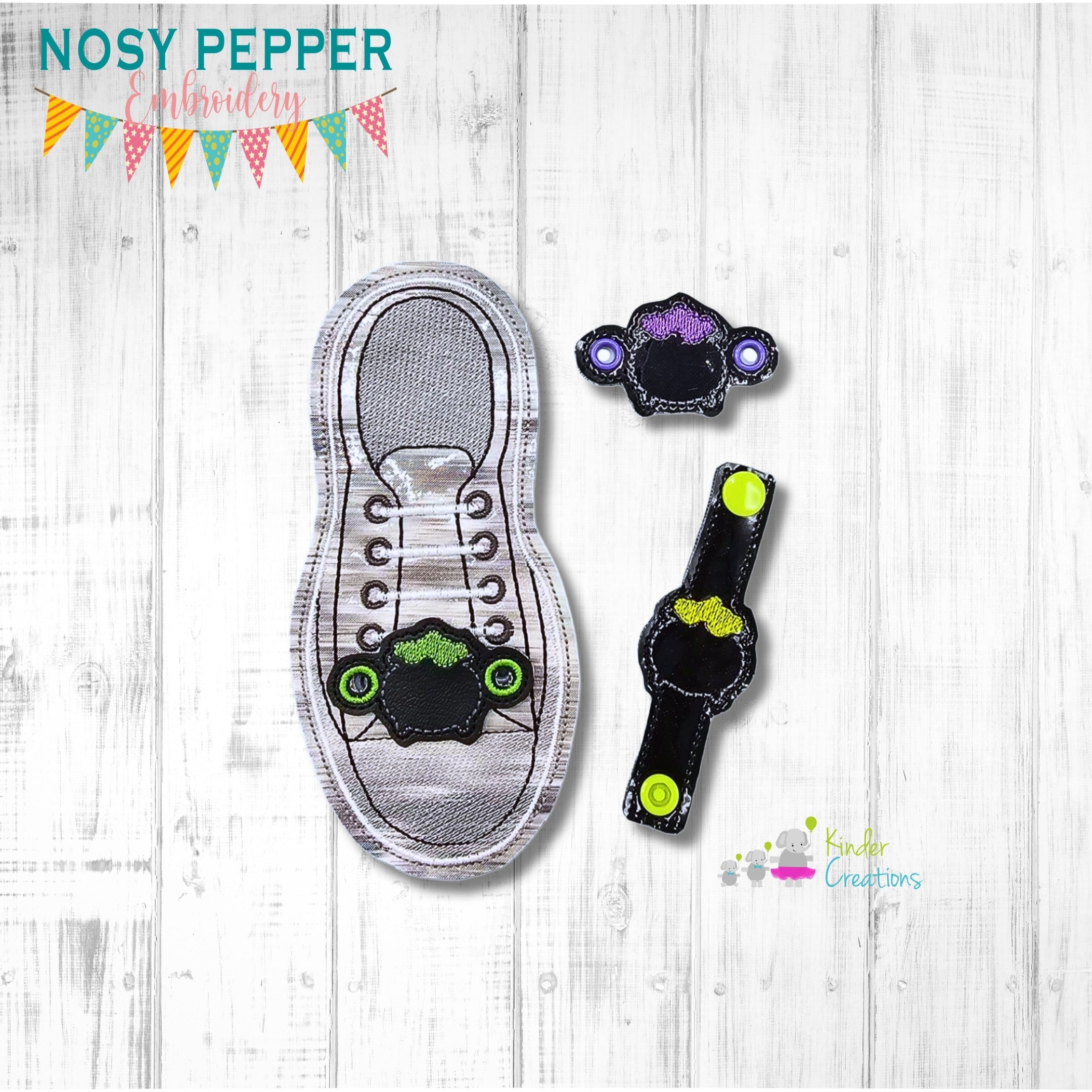 Cauldron Shoe Charms machine embroidery design single and multi files ...