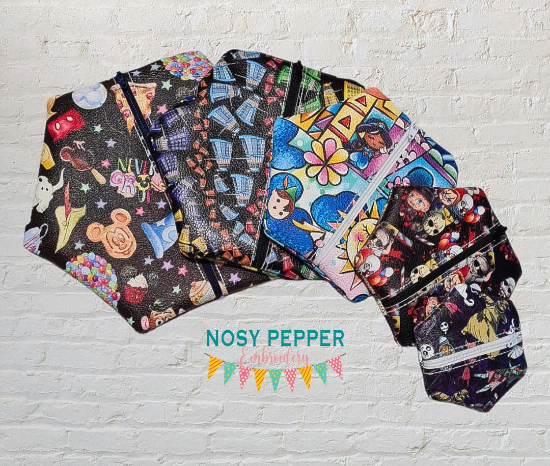 Hexi ITH Bag embroidery design (5 sizes available) April '24 Mystery B ...