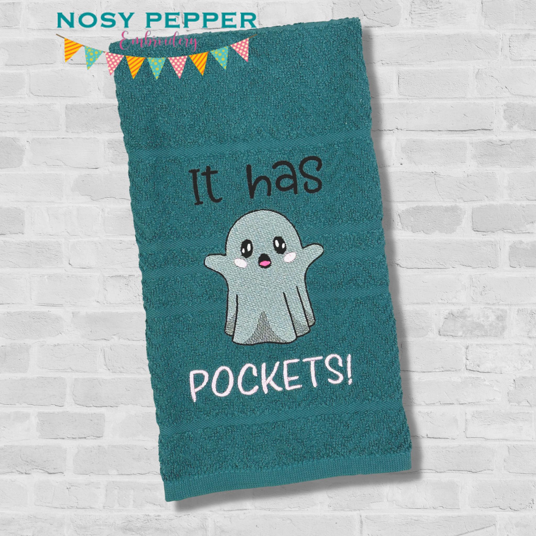 It Has Pockets sketchy machine embroidery design (4 sizes included) DI – Nosy Pepper Patterns