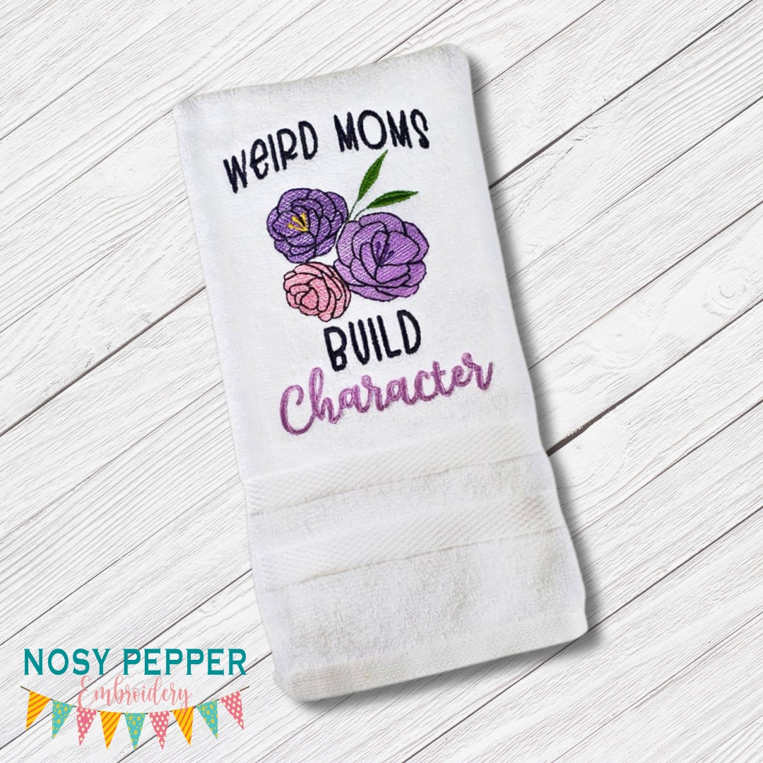 Weird Moms/Mums Build Character US & UK versions machine embroidery de ...
