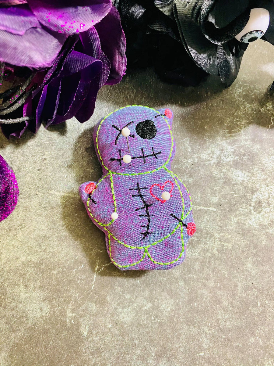 Voodoo Doll Stuffie 5 sizes included ITH machine embroidery design DIG ...