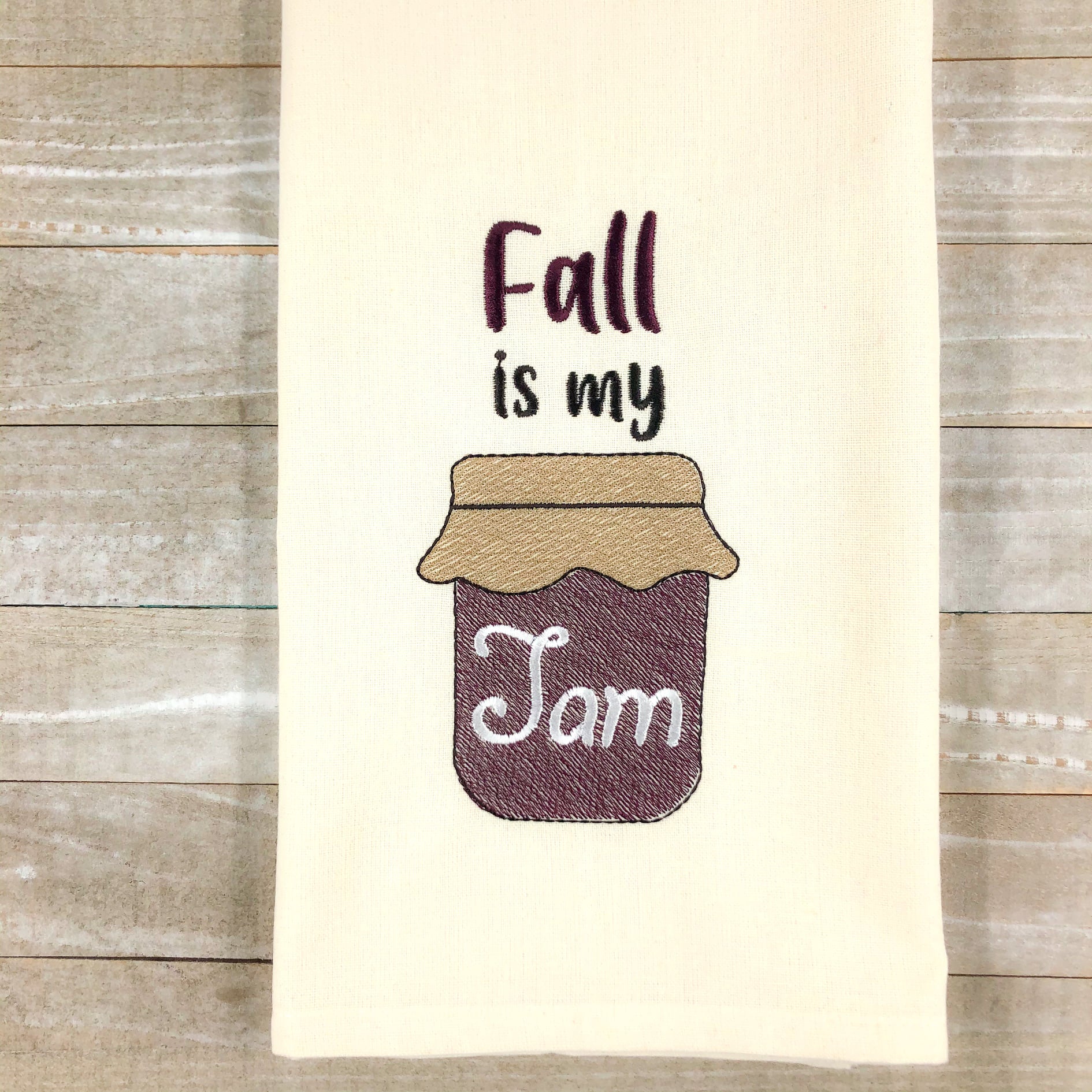 Fall is my jam Machine Embroidery Design 2 sizes included DIGITAL DOWN ...