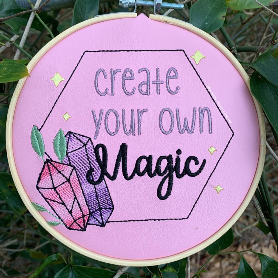 Create your own magic Sketchy machine embroidery design (5 sizes inclu ...