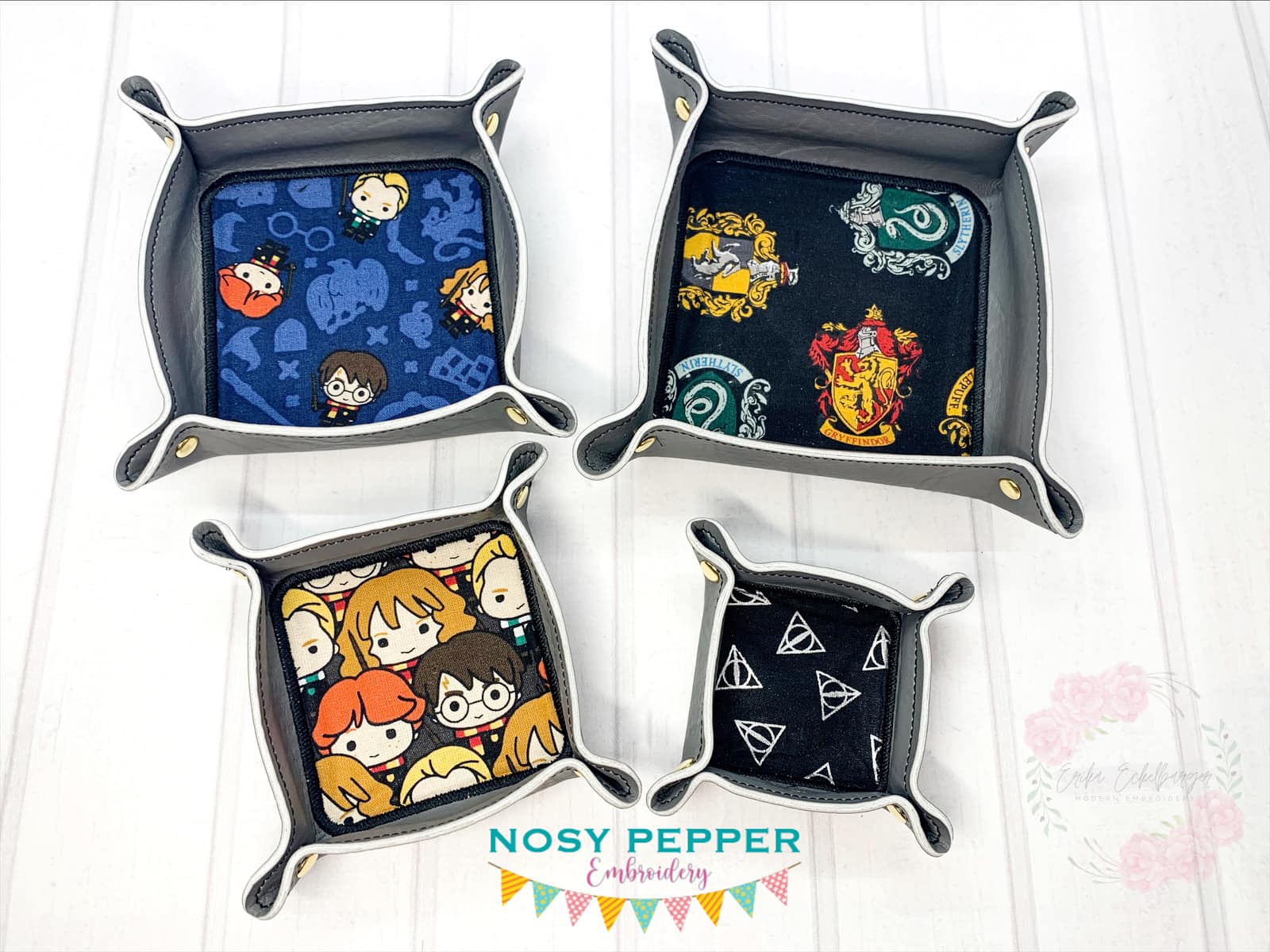 Applique ITH Tray set of 6 sizes machine embroidery design DIGITAL DOW ...