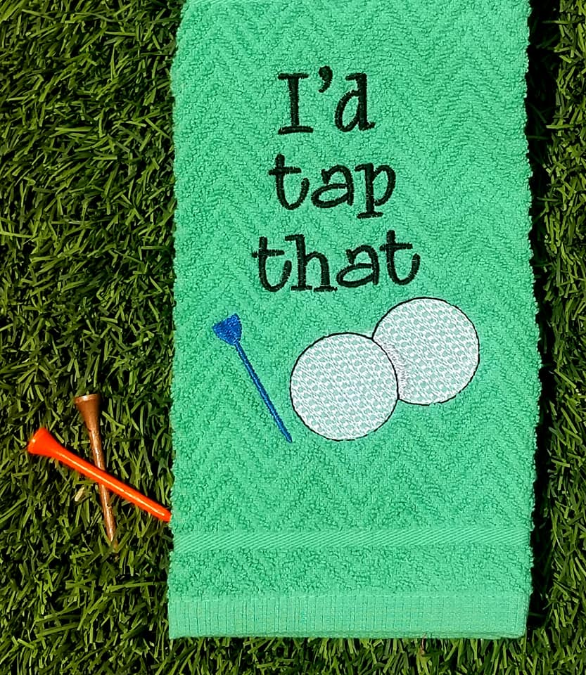 I'd tap that embroidery design (5 sizes included) machine embroidery d ...