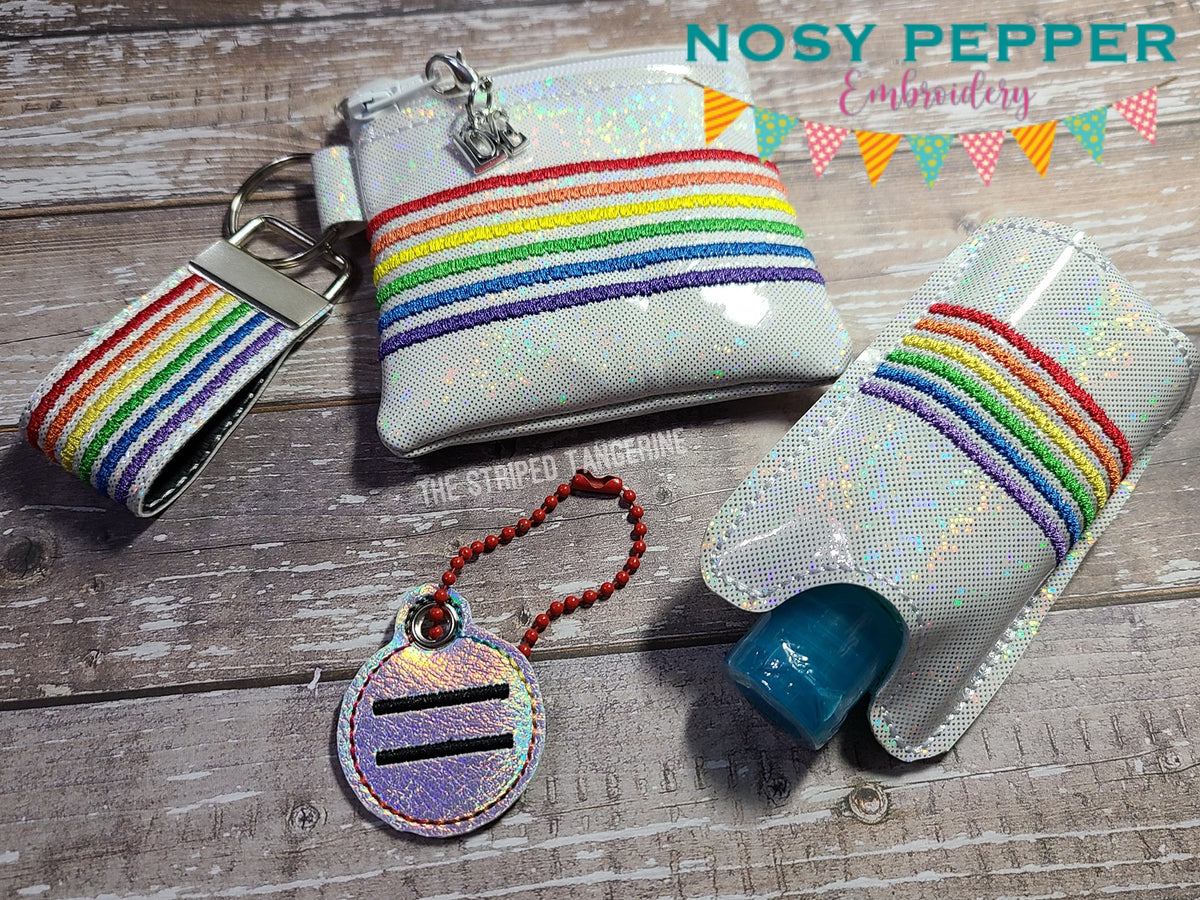 Rainbow Set includes 6 designs machine embroidery design DIGITAL DOWNL ...