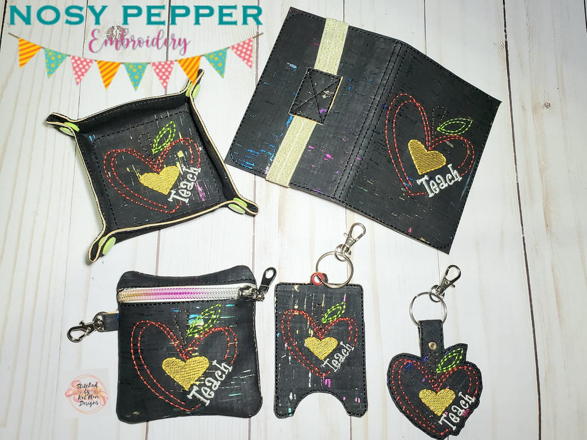 Teach Set of 10 designs machine embroidery design DIGITAL DOWNLOAD ...