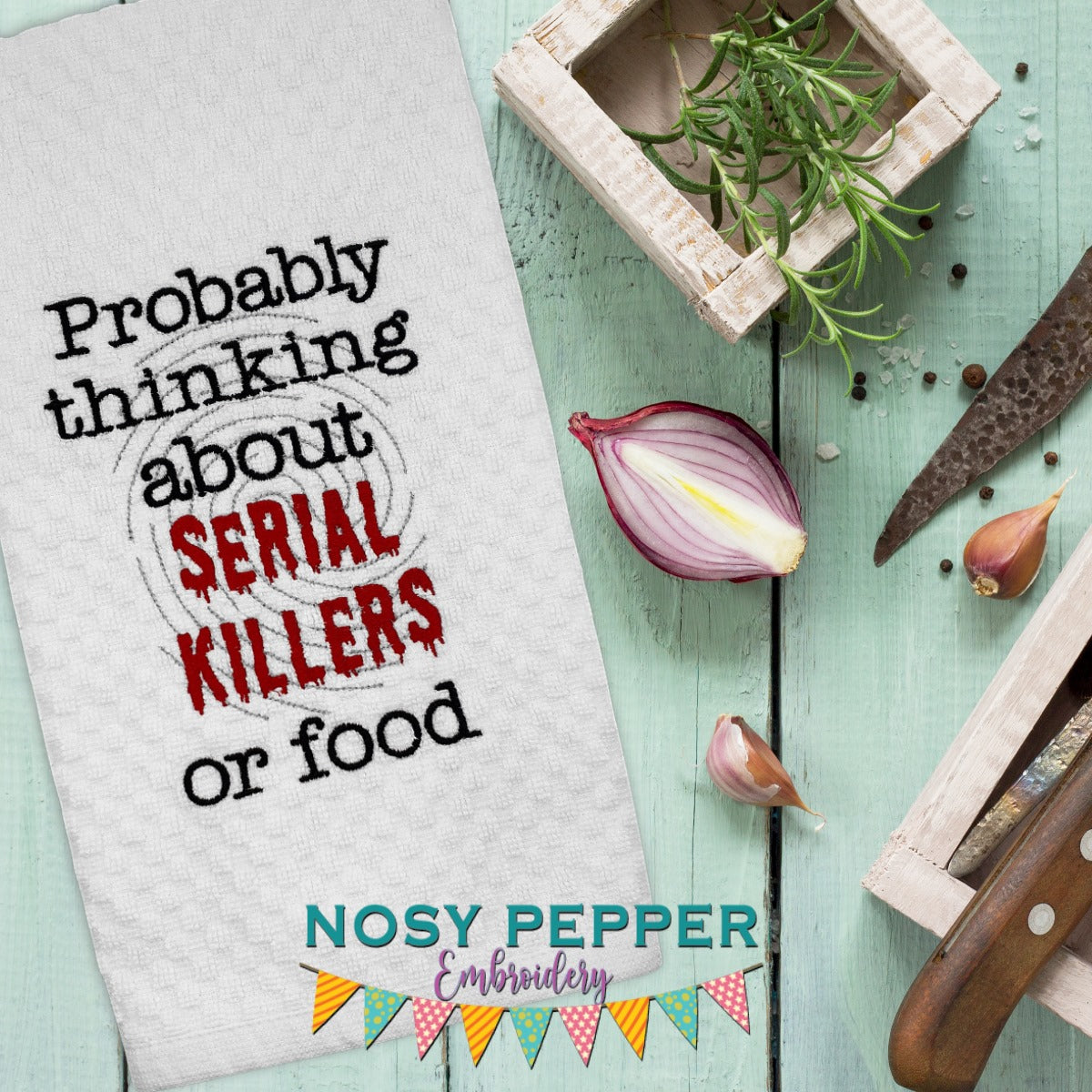 Probably thinking about serial killers machine embroidery design (4 si ...