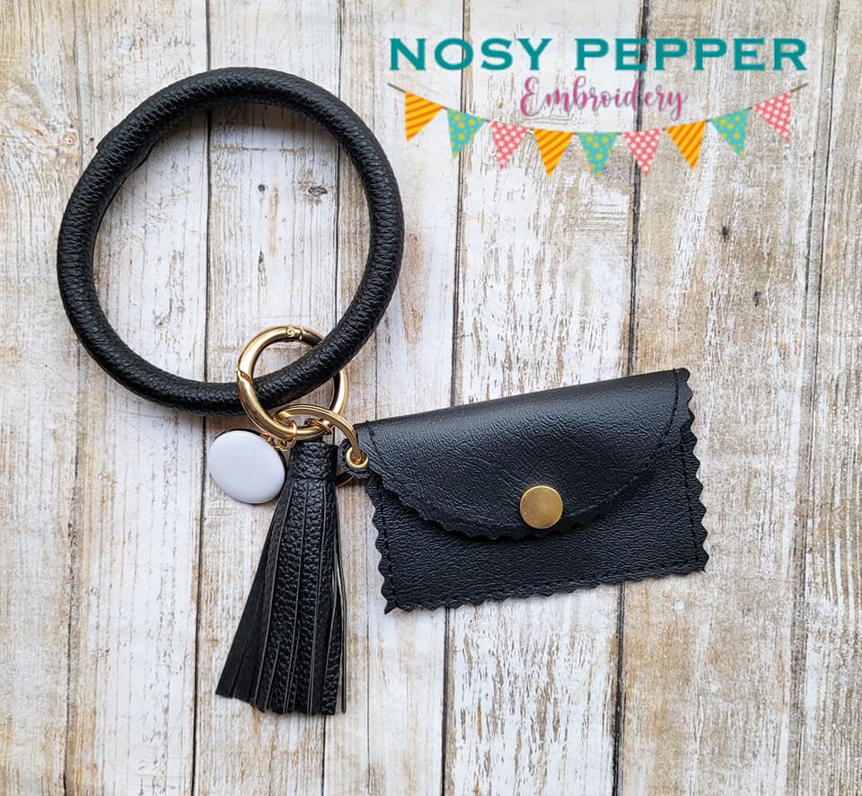 Snap Card Case 4x4 & 5x7 hoops machine embroidery design DIGITAL DOWNL ...