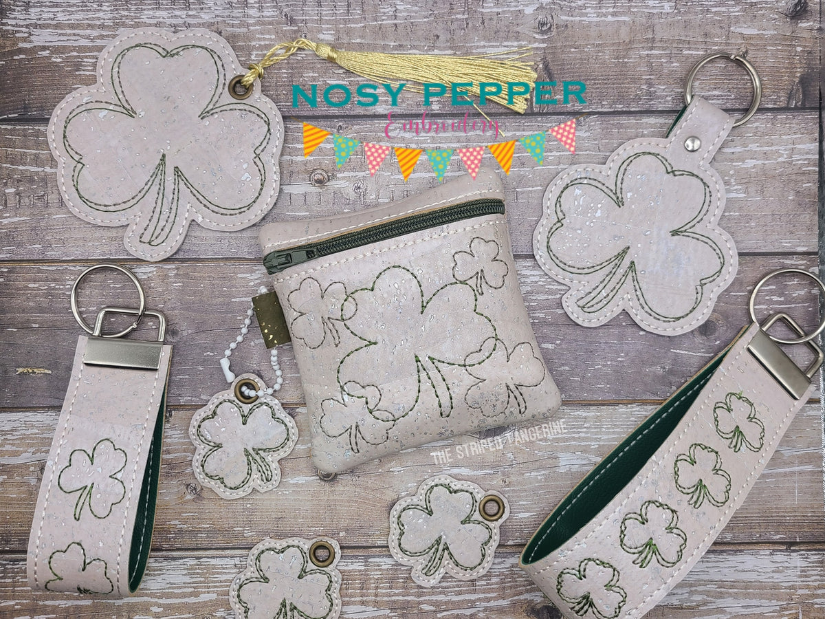 Shamrock Set of 6 machine embroidery designs (DIGITAL DOWNLOAD) – Nosy ...