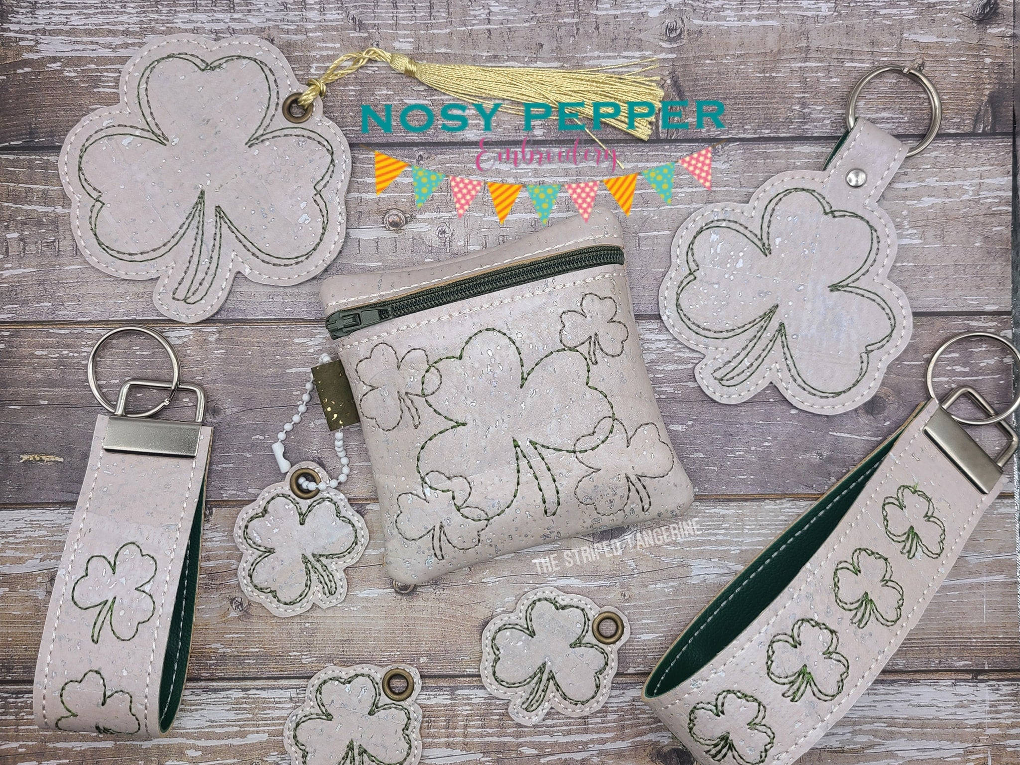 Shamrock Set of 6 machine embroidery designs (DIGITAL DOWNLOAD) – Nosy ...