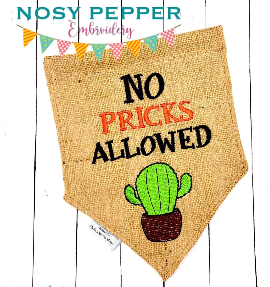 Garden Flag PDF Sewing Pattern DIGITAL DOWNLOAD – Nosy Pepper Patterns
