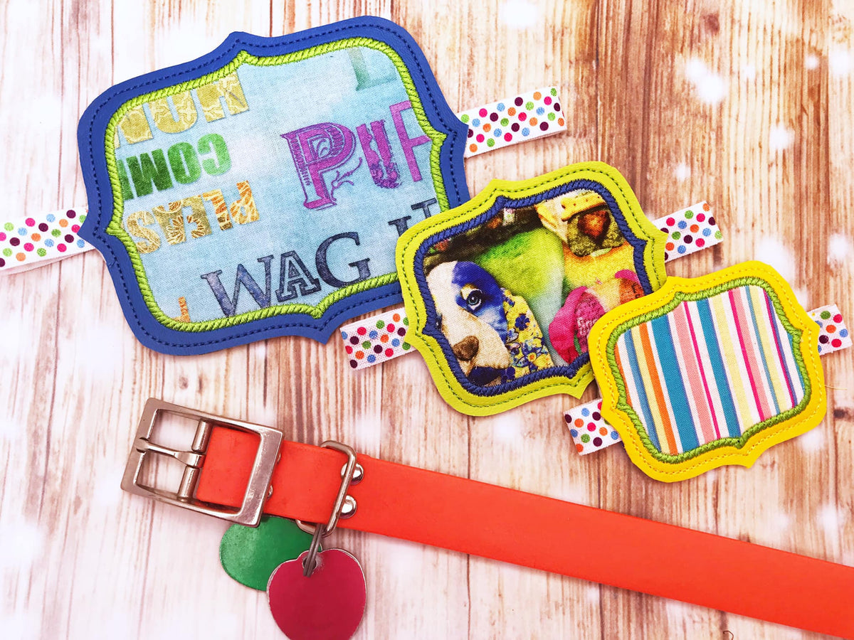 Blank Planter Band set (includes 2 versions and 3 sizes) machine embro ...