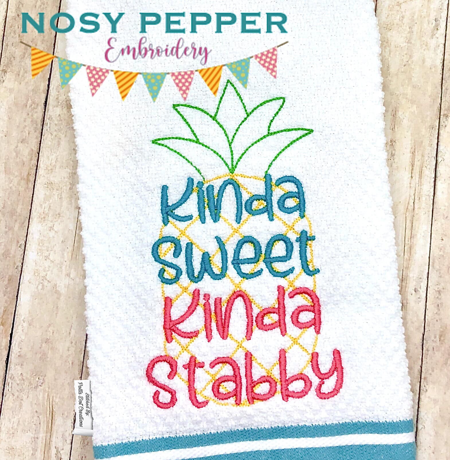 Kinda Sweet, Kinda Stabby machine embroidery design (4 sizes included ...