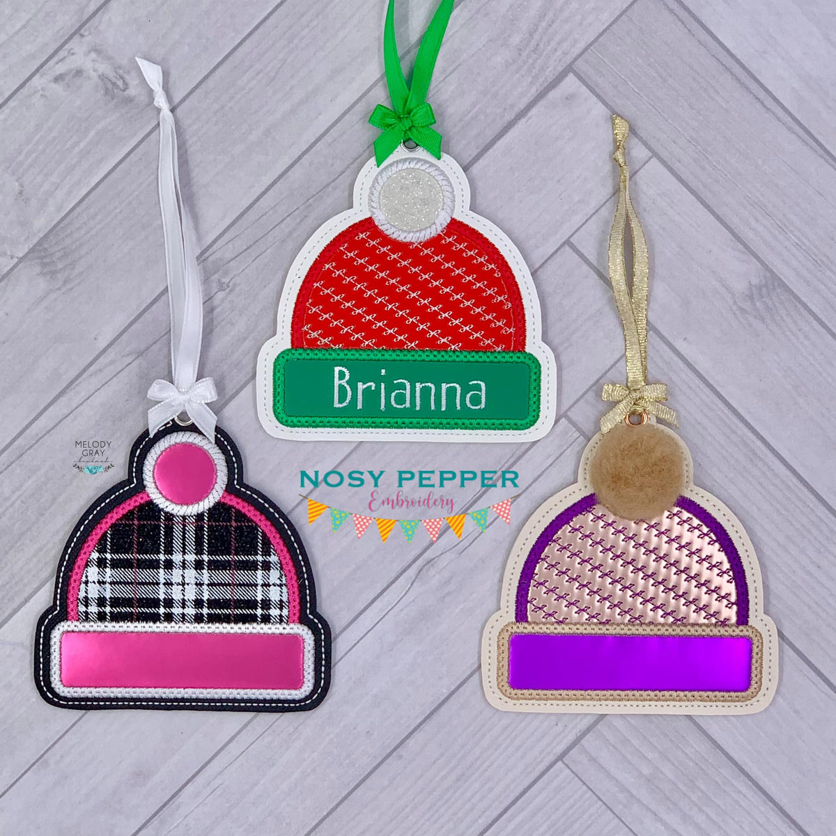 Hat Applique Ornament machine embroidery design DIGITAL DOWNLOAD – Nosy ...