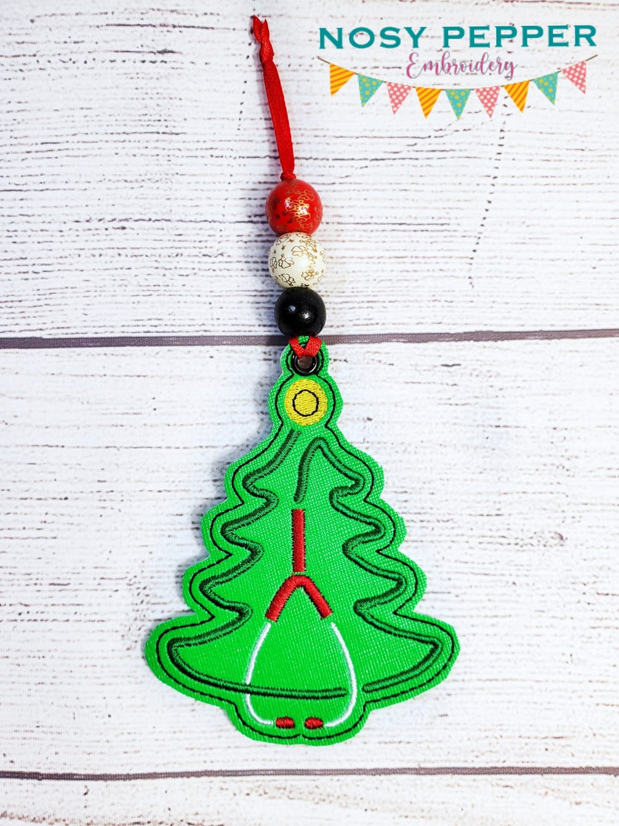 Stethoscope Tree ornament machine embroidery design DIGITAL DOWNLOAD ...