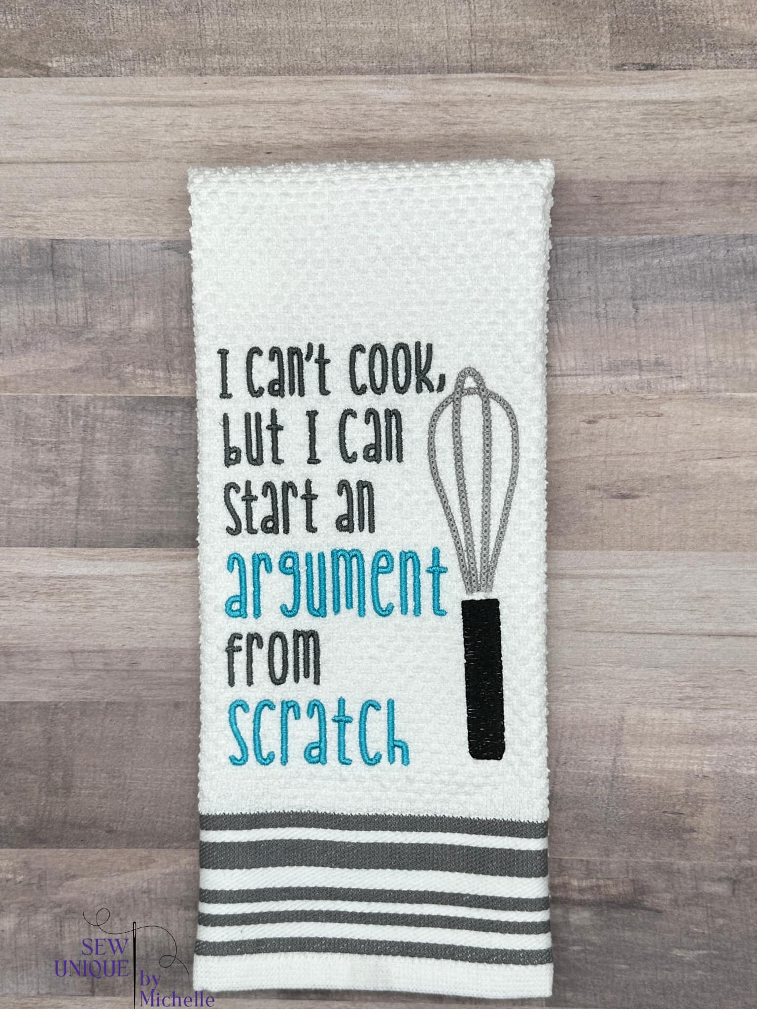 I Can't Cook but I can start an argument machine embroidery design (4 ...