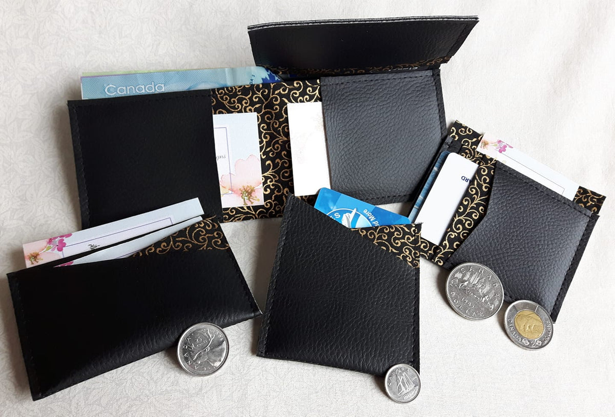 Minimalist Wallet Collection PDF Sewing Patterns – Nosy Pepper Patterns