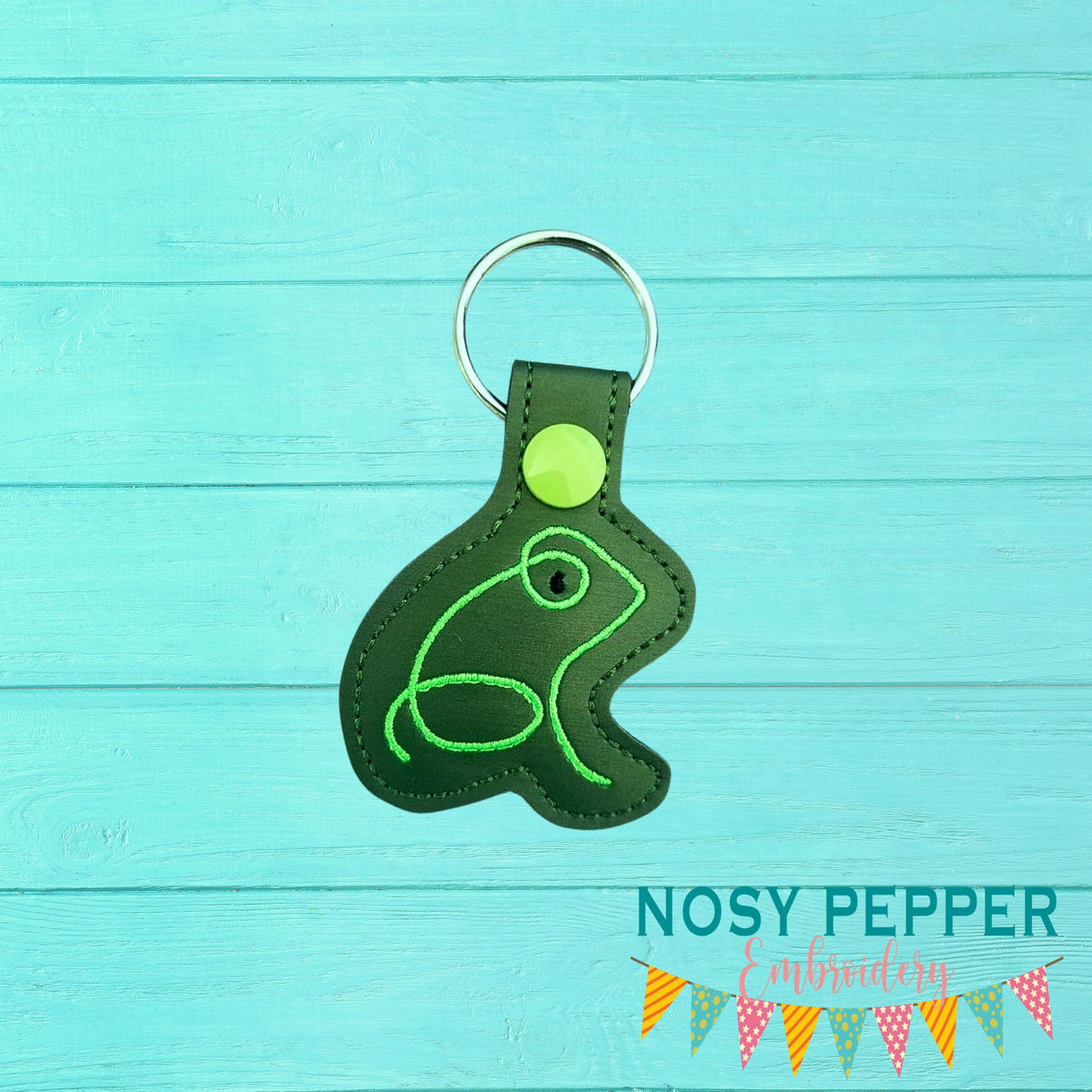 Frog Minimalist Snap tab (Single and Multi file included) machine embr ...