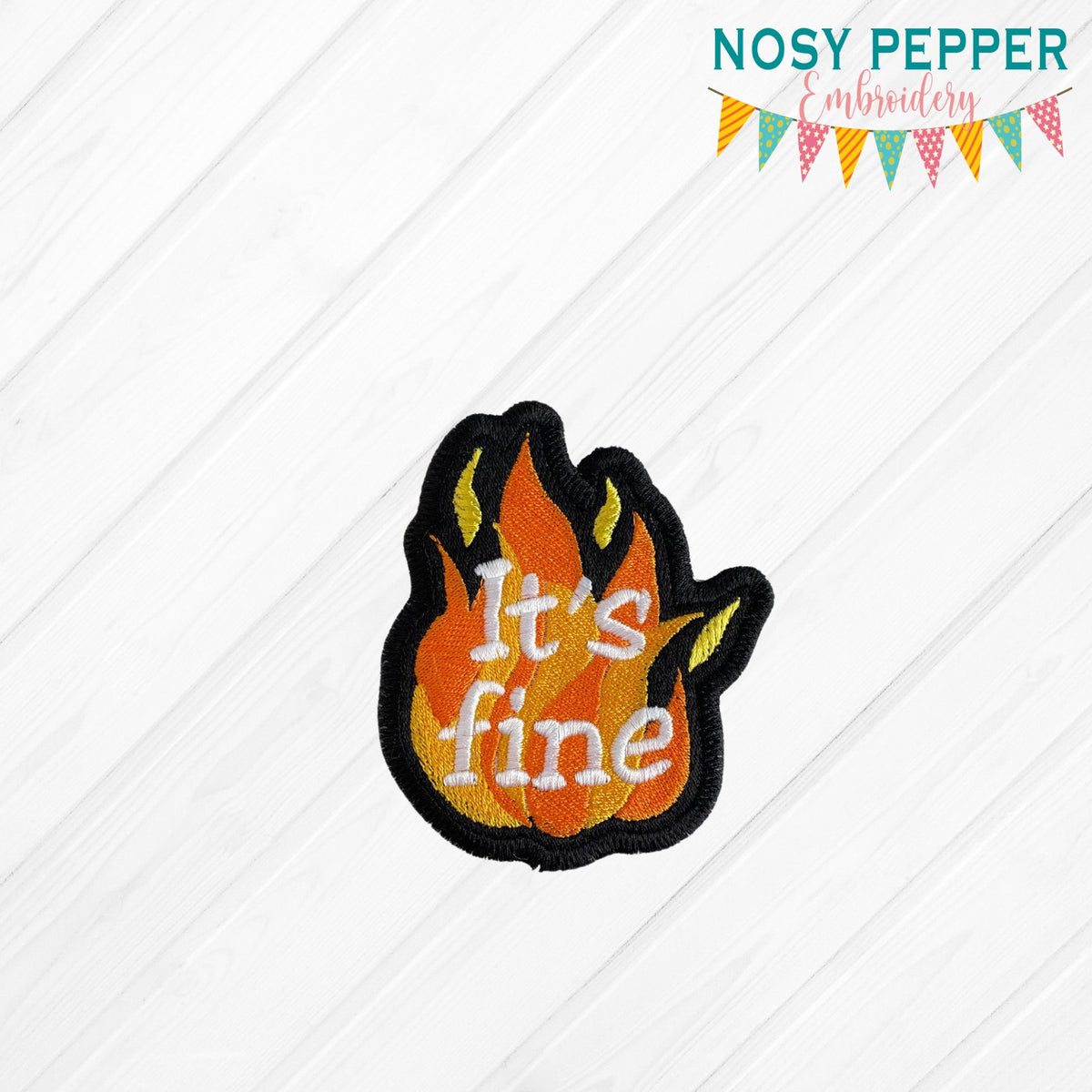 It's fine patch machine embroidery design DIGITAL DOWNLOAD – Nosy ...