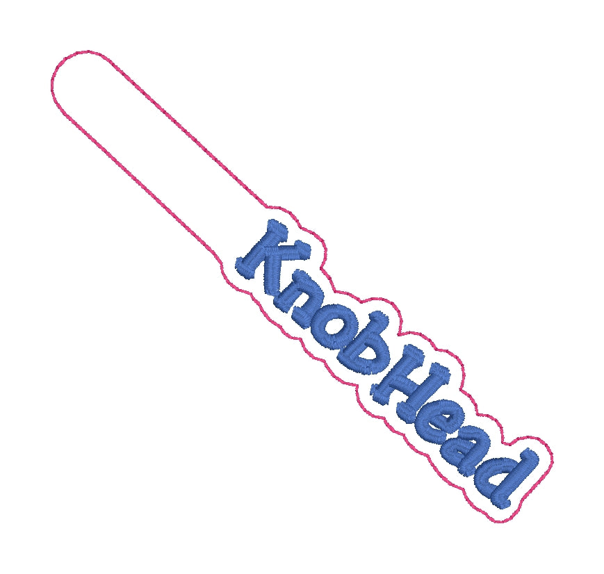 Knob Head Snap tab (single and multi files included) machine embroider ...