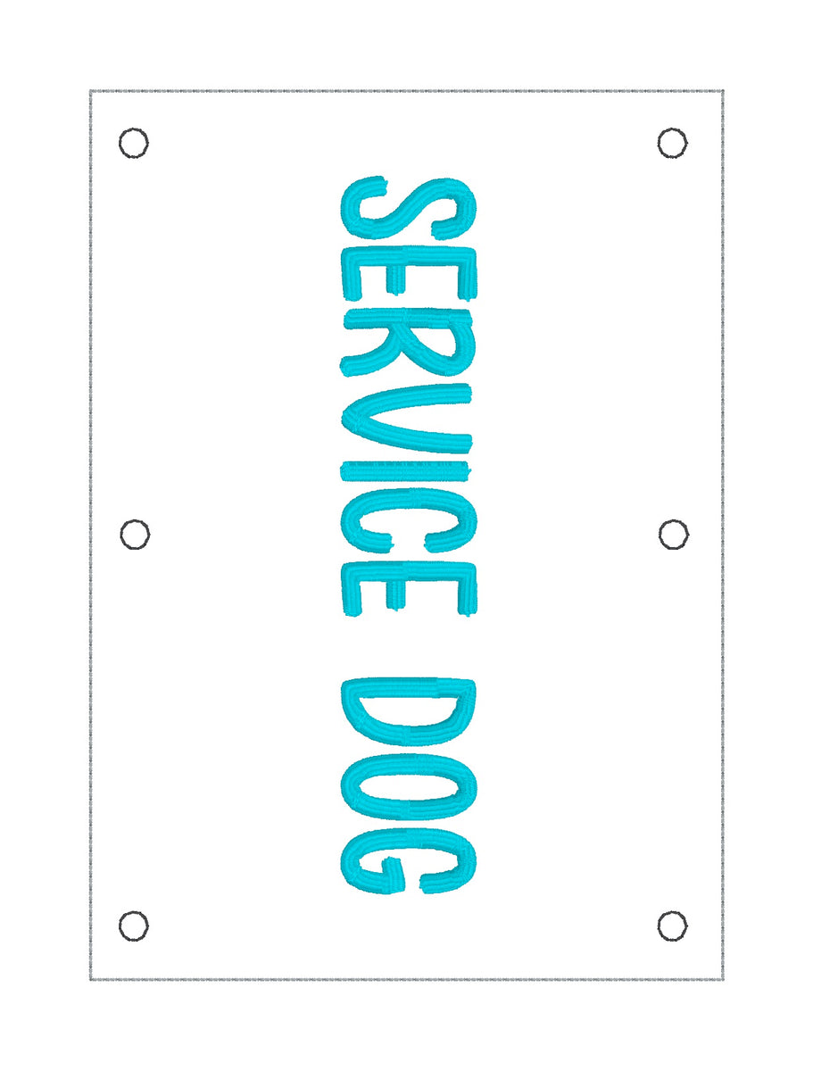 Service Dog Collar Wrap machine embroidery design 3 sizes included DIG ...